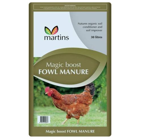 Martins Chicken Manure Magic Boost 30 Litre - Enfield Produce