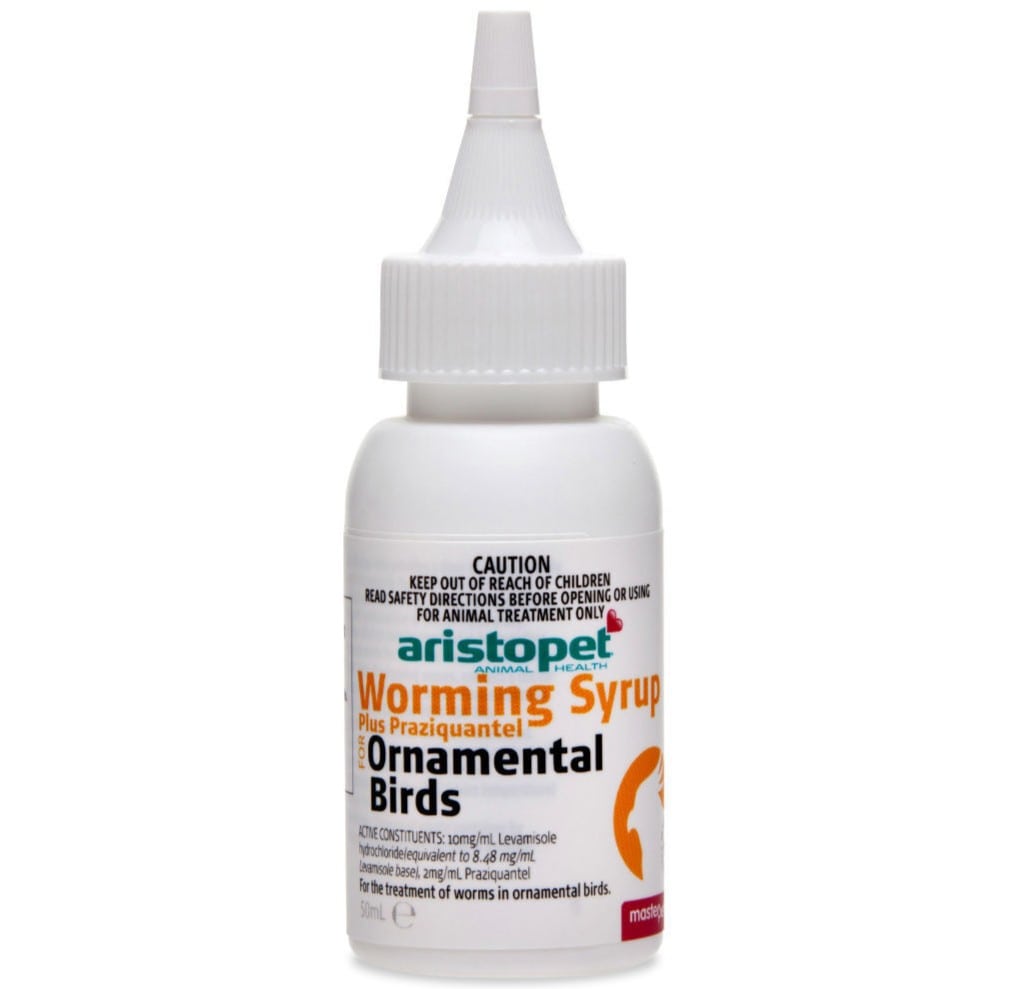 Aristopet Worming Syrup Plus for Ornamental Birds - Enfield Produce