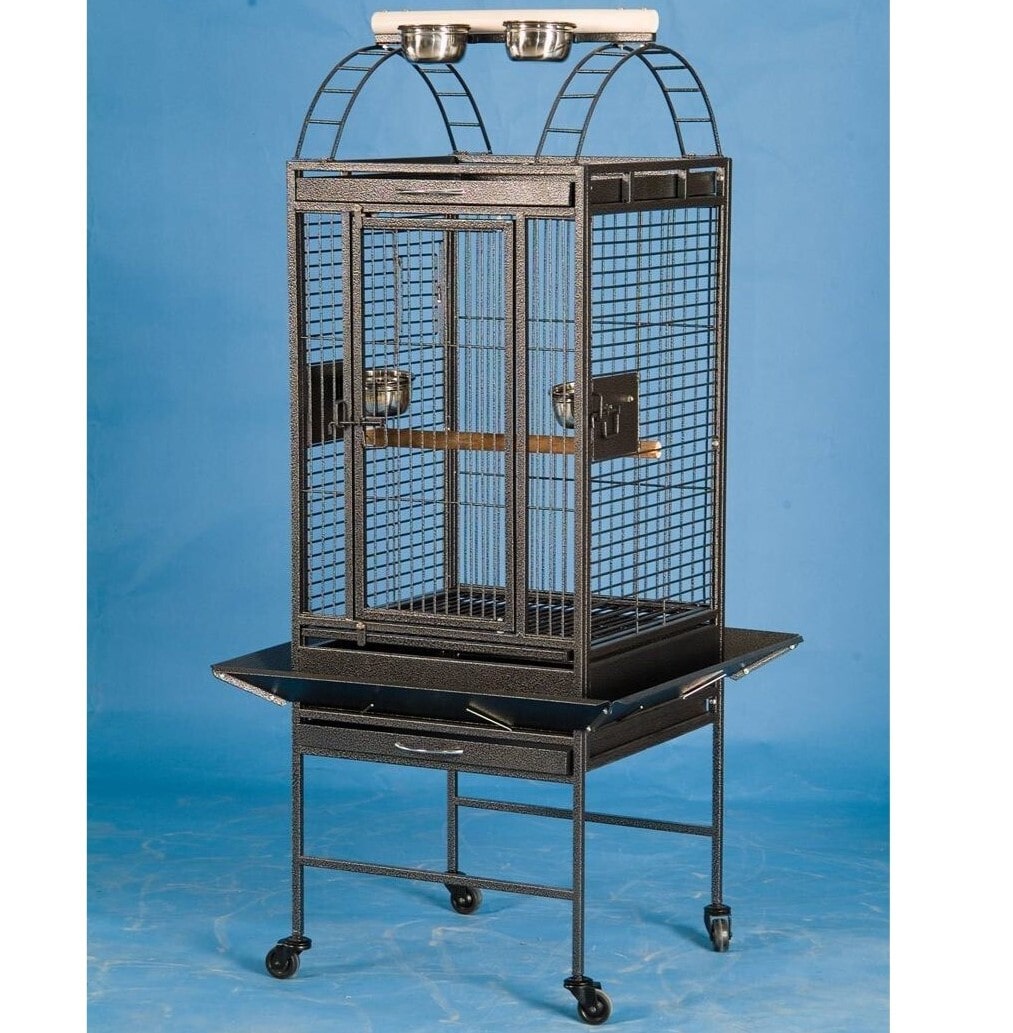 Parrot Bird Cage with Roof Top Perch - Enfield Produce