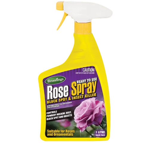 Brunnings Rose Spray Black Spot & Insect Killer RTU 1 Litre - Enfield ...