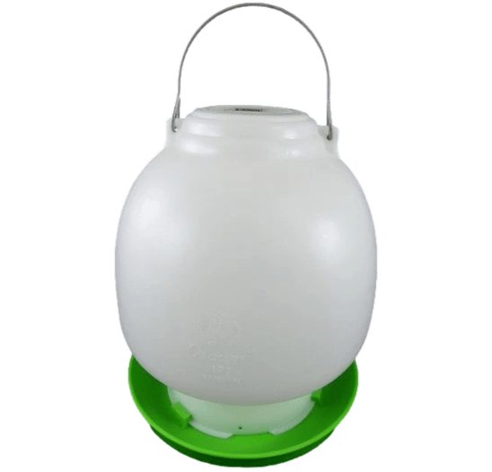 Chicken Ball Waterer Green & White - Enfield Produce
