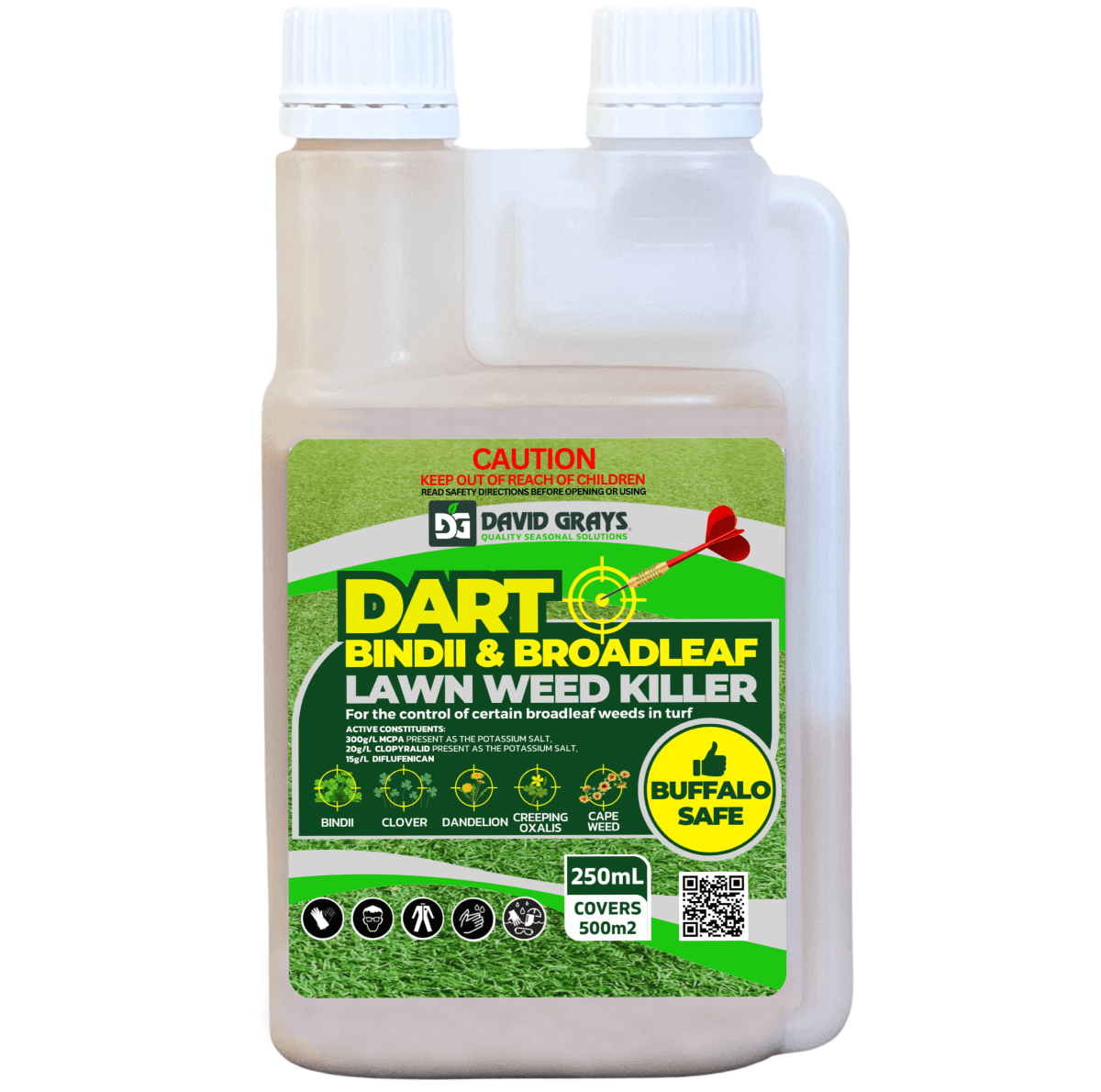 David Grays Dart Bindii & Broadleaf Lawn Weed Killer | For Buffalo ...