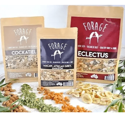 Forage Bird Seed MACAW, AFRICAN GREY & AMAZON MIX - Enfield Produce