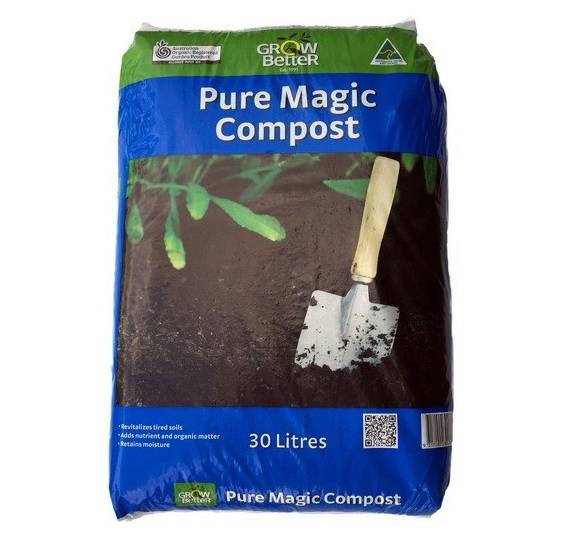 Pure Magic Organic Compost 30L (BFA) - Enfield Produce