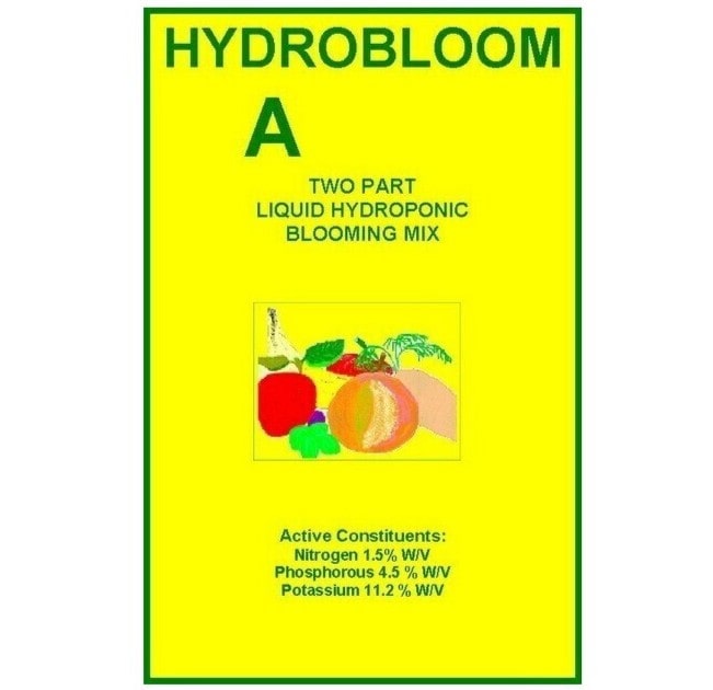 HydroBloom A: Liquid Hydroponic Blooming Mix - Enfield Produce