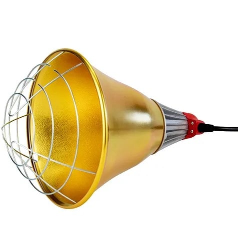 Heat Lamp Reflector Holder For Chickens Gold (Bainbridge) - Enfield Produce