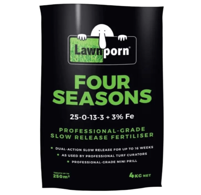 Lawnporn Four Seasons Granular Fertilizer 4kg - Enfield Produce