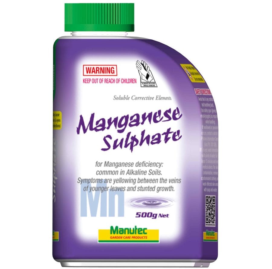 Manutec Manganese Sulphate Soluble 500g - Enfield Produce