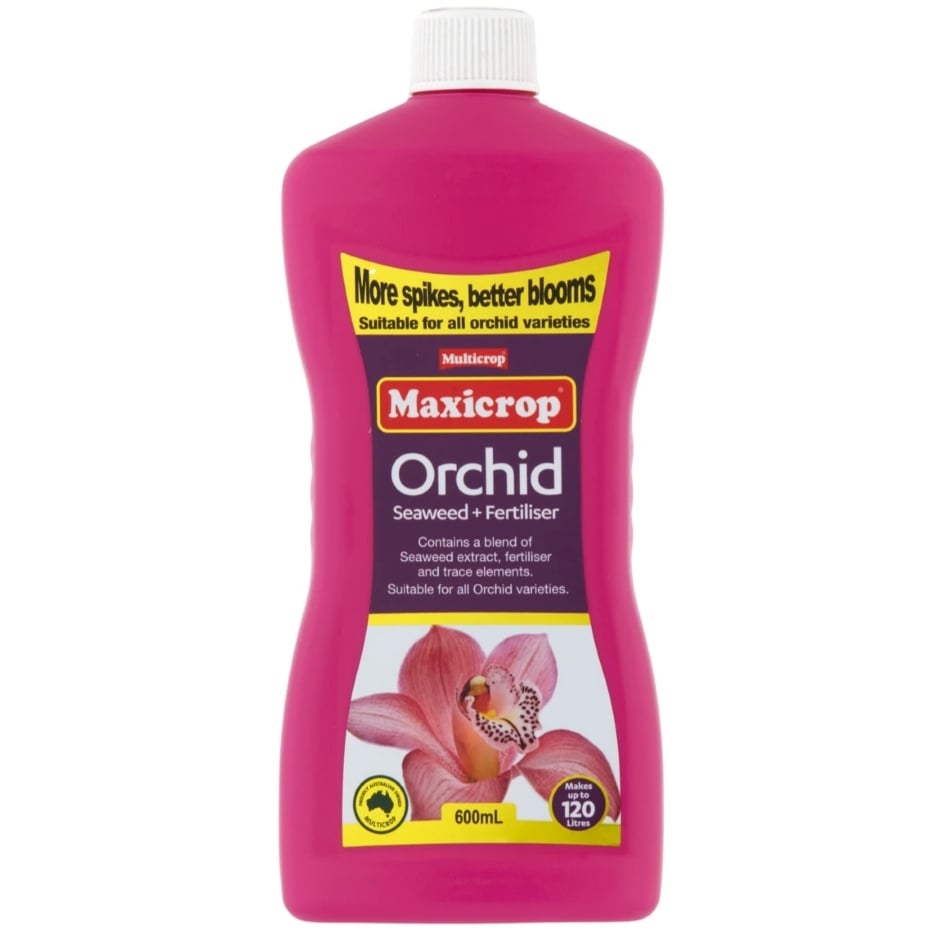 Maxicrop Orchid Seaweed Plus Fertiliser Concentrate 600ml - Enfield Produce
