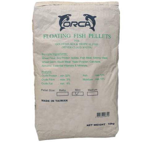 Orca Floating Fish Food Pellets 10kg - Enfield Produce