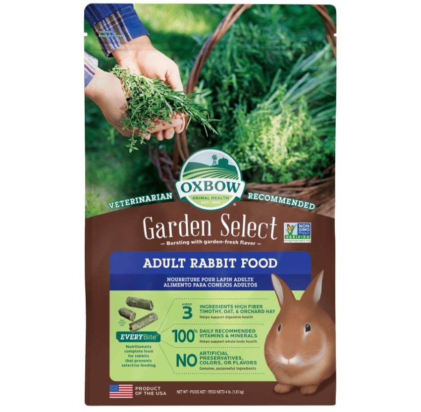 Oxbow Garden Select Adult Rabbit Pellets 1.81kg - Enfield Produce