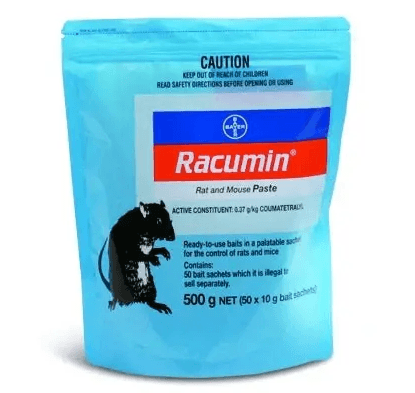 Racumin Rat and Mouse Paste Satchels - Enfield Produce
