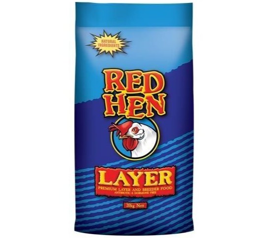 Red Hen Layer Chicken Feed 20 kg (Blue) - Enfield Produce