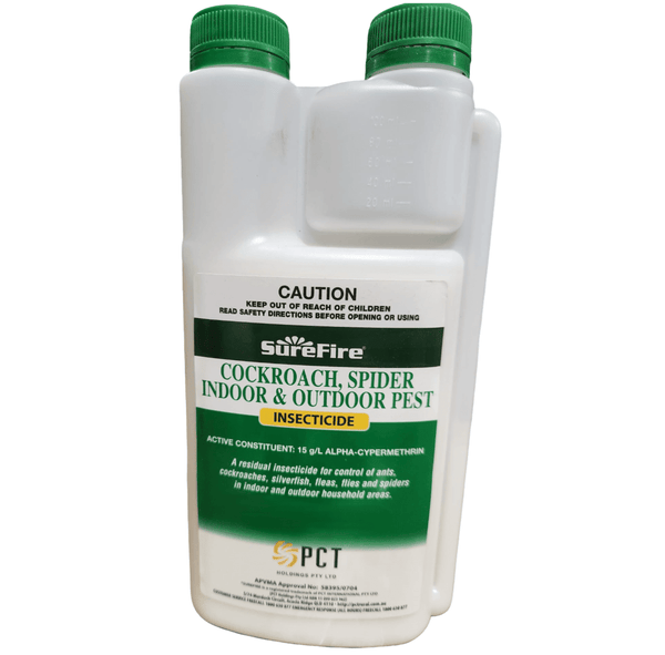 Surefire Cockroach, Spider Indoor & Outdoor Pest Insecticide - Enfield ...