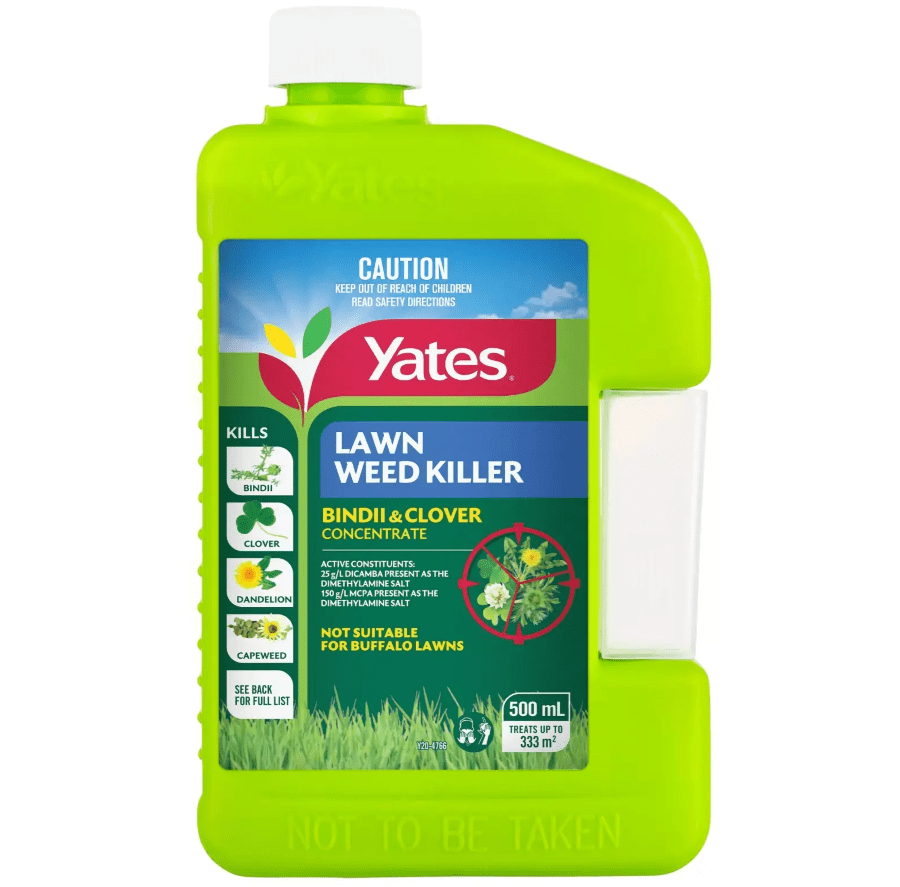 Yates Lawn Bindii & Clover Weeder Concentrate 500 mL - Enfield Produce
