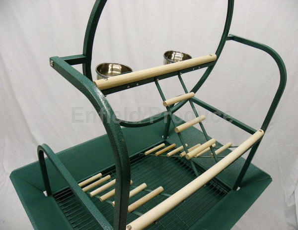Extra Large Metal Parrot Stand on Wheels - Enfield Produce
