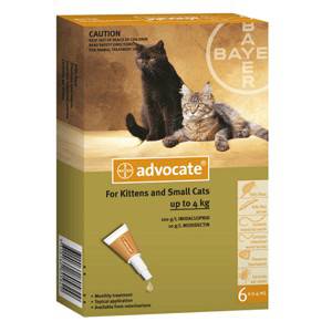 Advocate Small Cat 0-4kg + 6 months - Enfield Produce