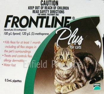 Frontline Plus Flea Control - Cat 6 months - Enfield Produce