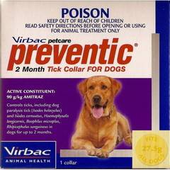 Virbac Preventic Dog Tick Collar - Enfield Produce