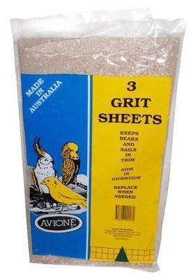 Avione Bird Cage Grit Sheets 3pk - Enfield Produce
