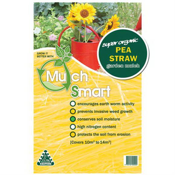 Mulch Smart Organic Pea Straw Mulch (DISC) - Enfield Produce