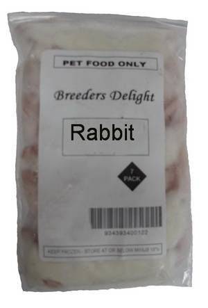 Breeders Delight Frozen Rabbits - Enfield Produce