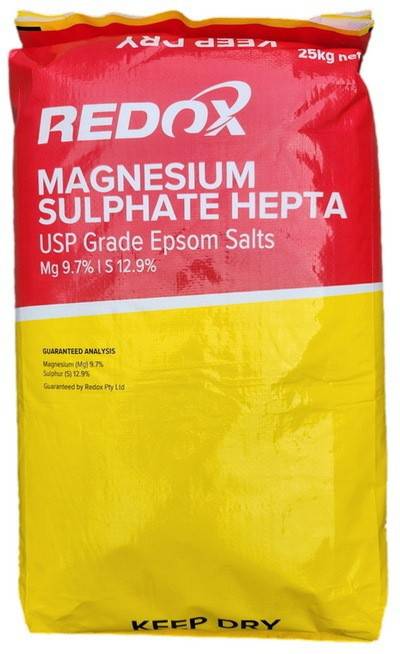 Redox Epsom Salts USP (Pharmaceutical Grade ) - Enfield Produce