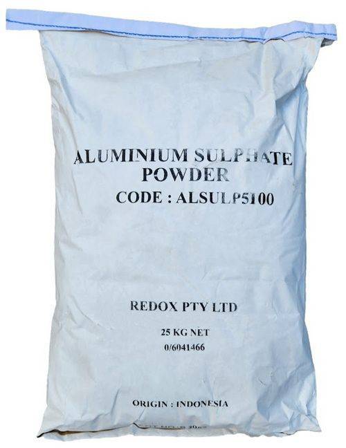 Redox Aluminium Sulphate Powder 25kg - Enfield Produce